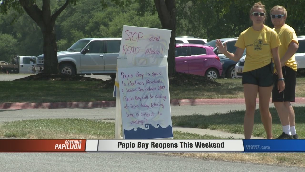 Papio Bay Aquatic Center reopening - YouTube