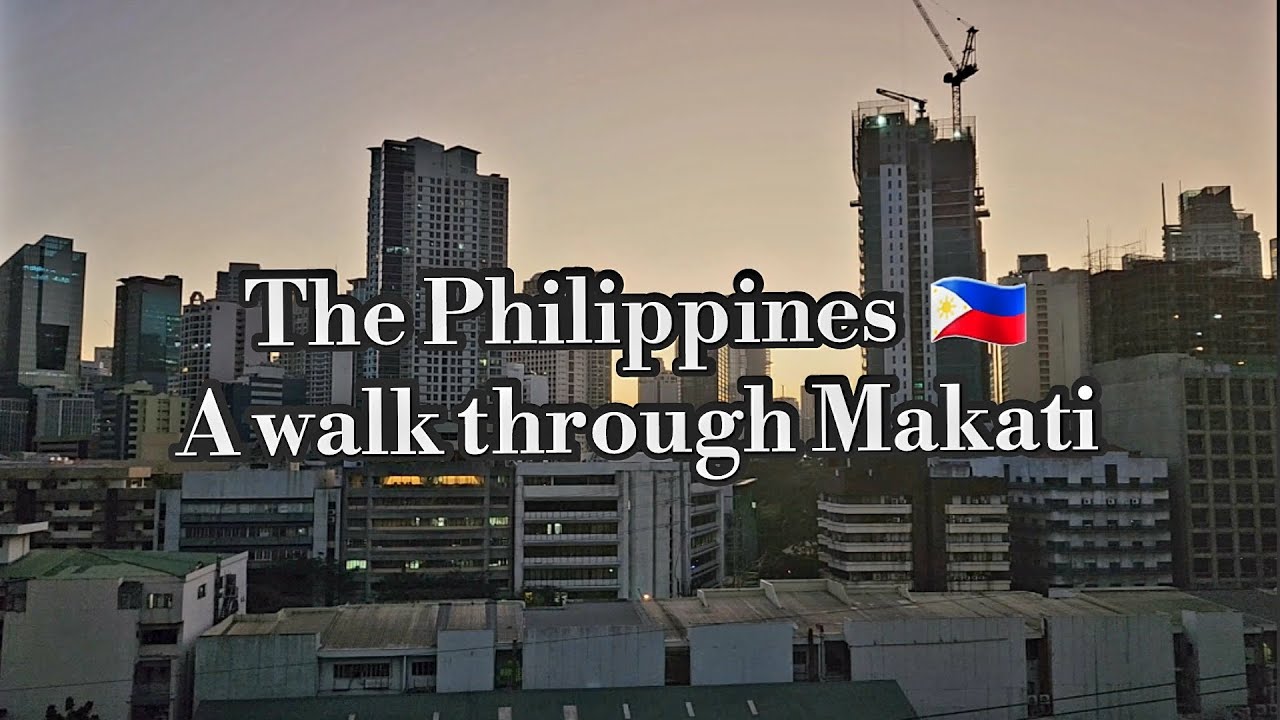 Walk through Makati, Metro Manila! - YouTube