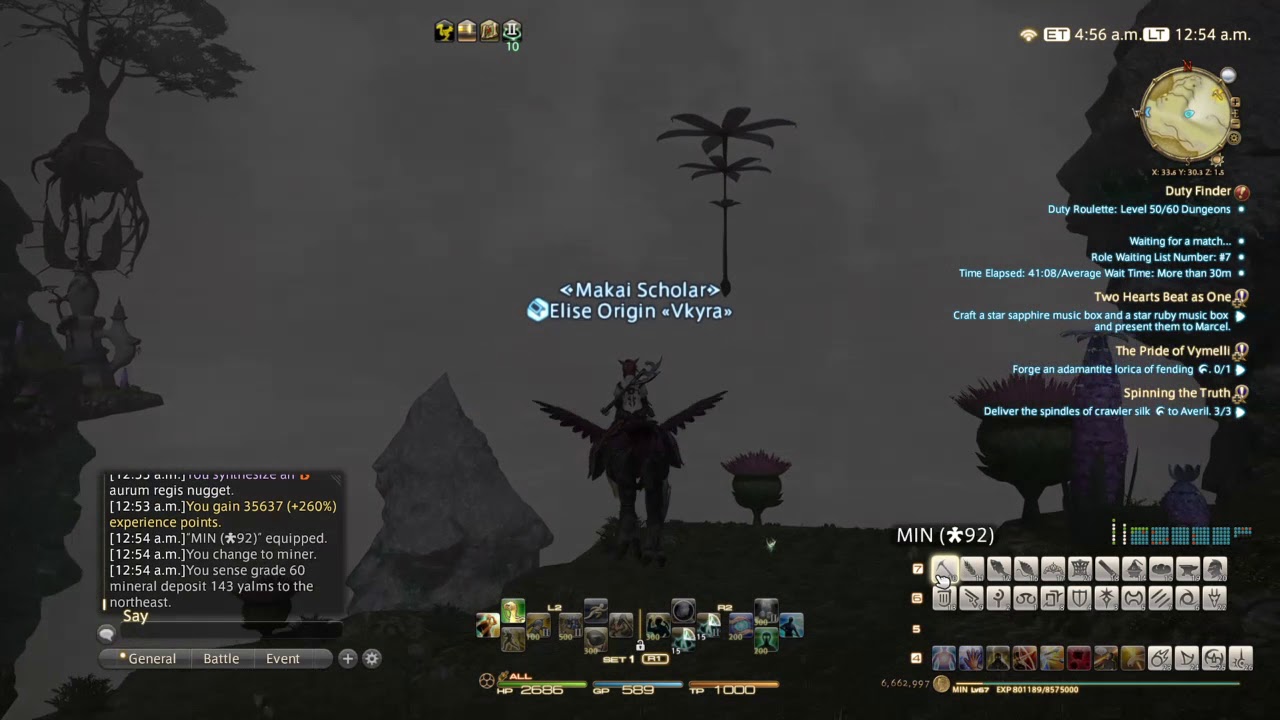 FINAL FANTASY XIV DoH Class Quest: Crafting Star Sapphire & Star Ruby ...