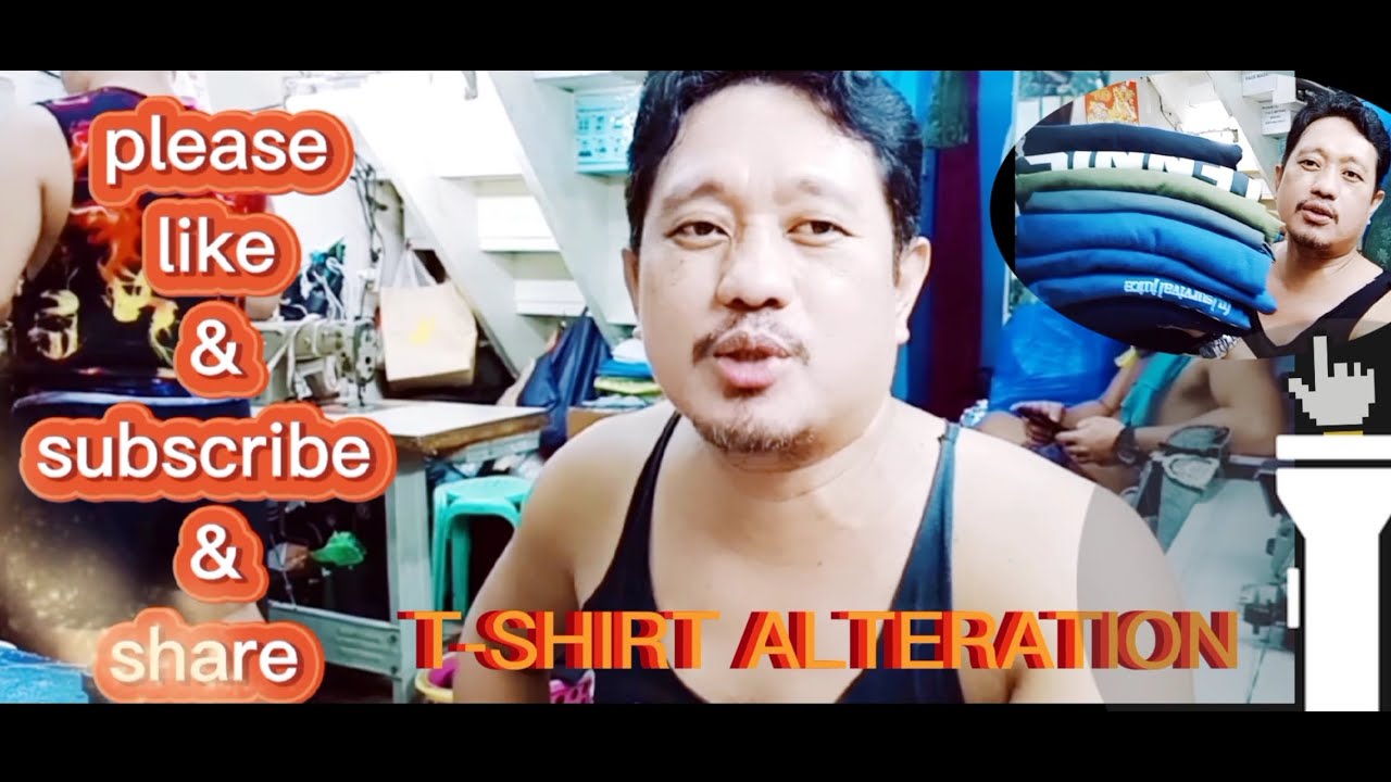 T-SHIRT ALTERATION WITH MY SUKING CUSTOMER || DERICTOR JOEL LAMANGAN ...