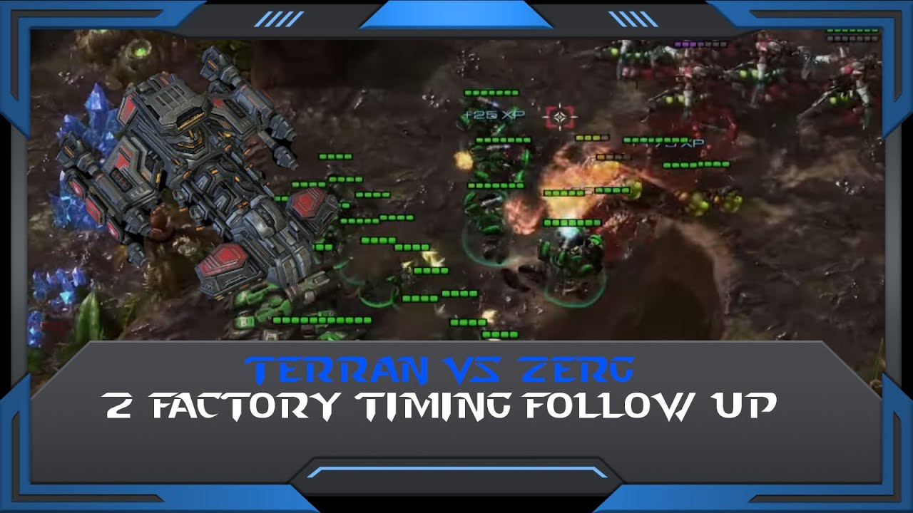 StarCraft 2 (RuFF Highlight): 2 Factory Timing Follow Up - YouTube