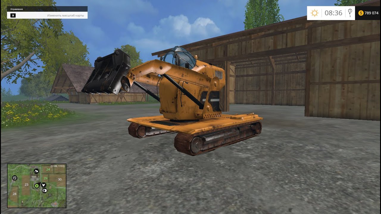 Гусеничный погрузчик «Vault-Tec Megaloader» для Farming Simulator 2015 - YouTube