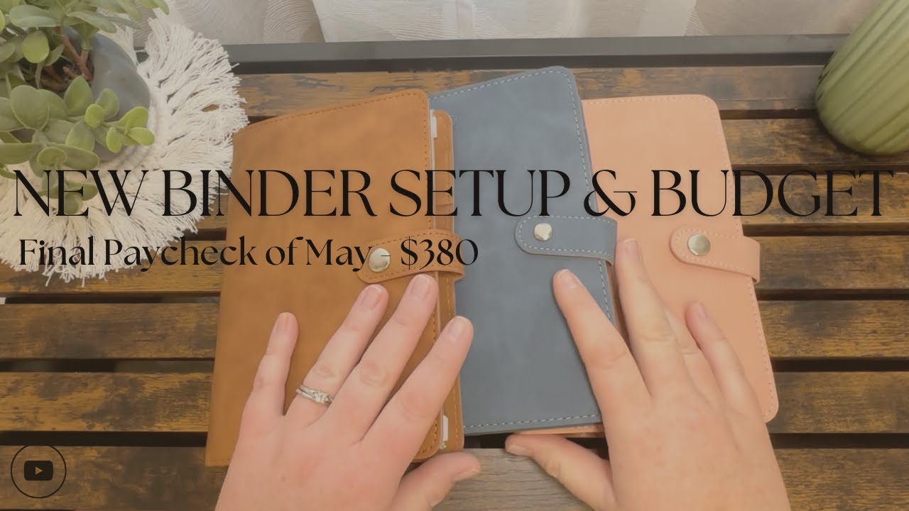 New Binder Setup! | Budget With Me | No Bills | Debt Free Journey ...
