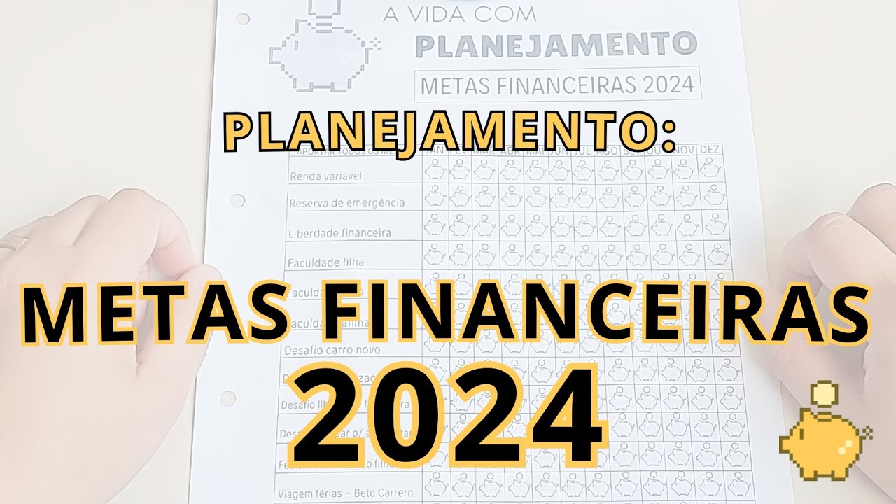 Planejamento | Metas financeiras | Ano Novo | 2024| Desejos - YouTube