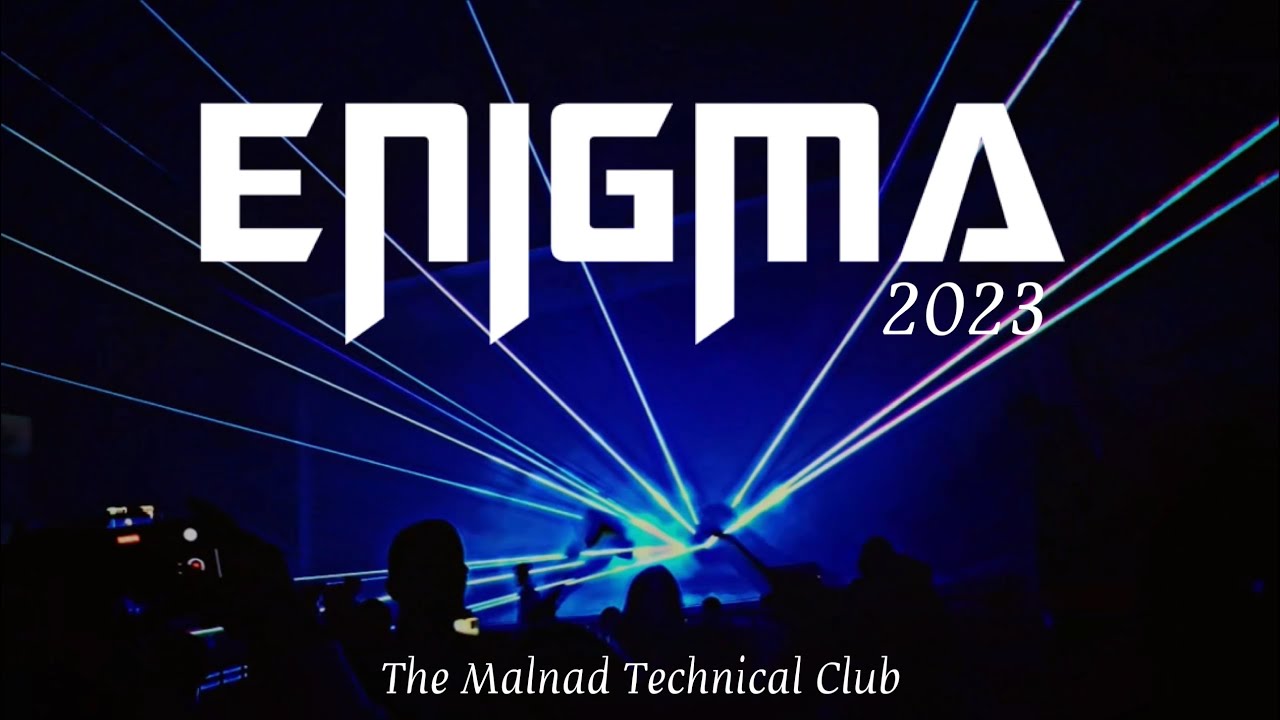Enigma 23 | Malnad college of engineering | Malnad technical club | Laser show - YouTube