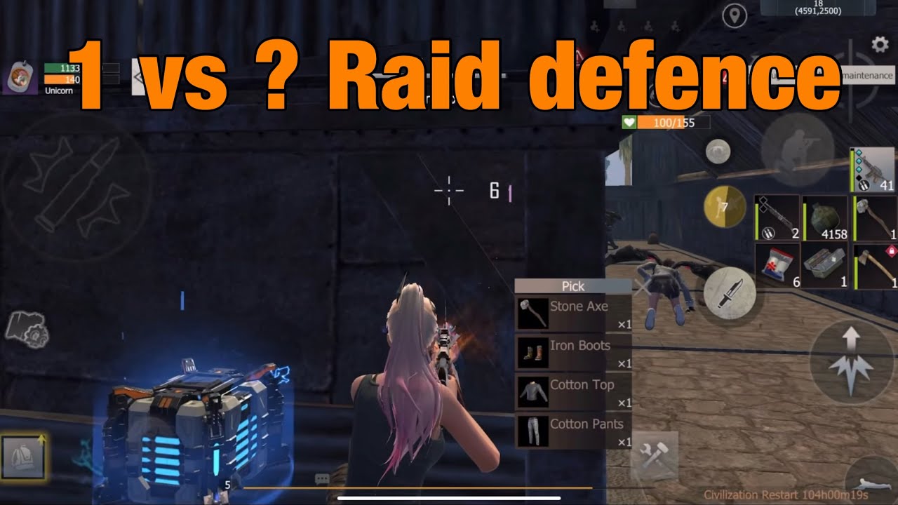 They came to raid me when my base is too weak | Solo gameplay part 2 ...