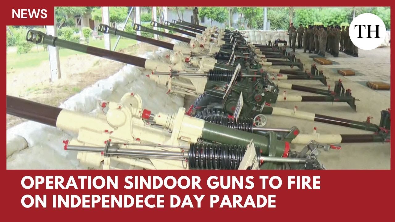 Operation Sindoor guns to fire on Independence Day parade - YouTube