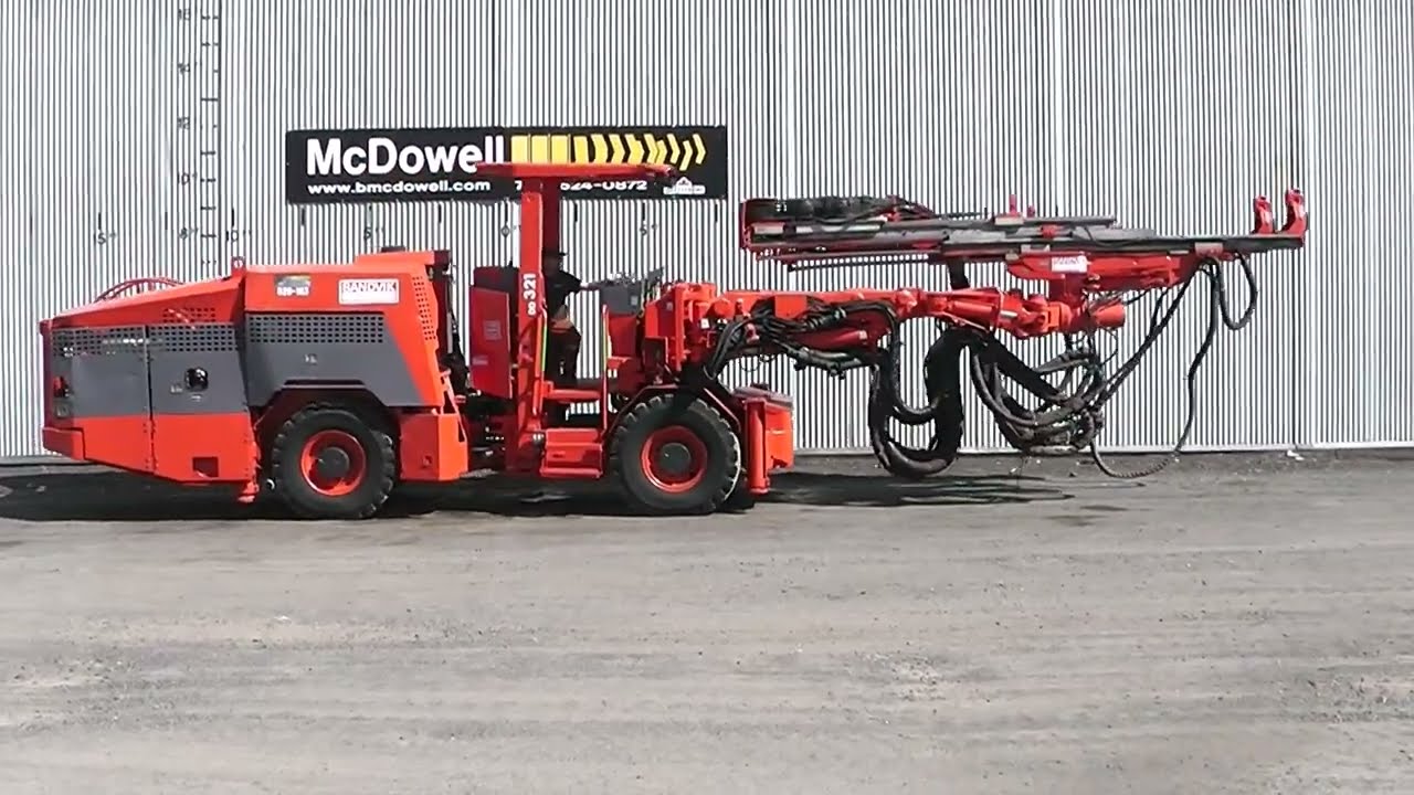Sandvik DD321 Jumbo - McDowell Equipment - YouTube