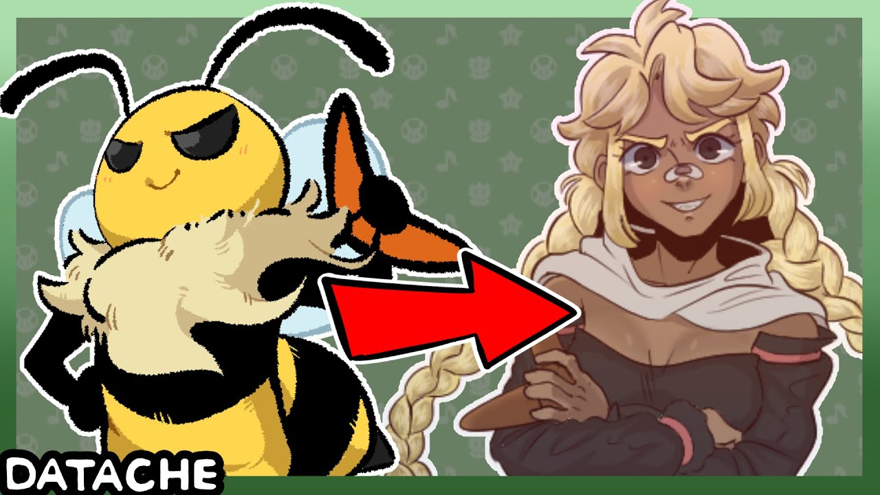 Drawing Team Snakemouth as Humans! (Bug Fables) - YouTube