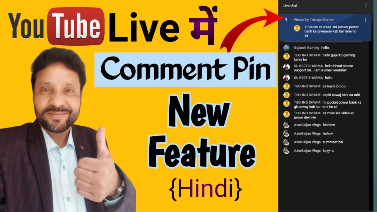 How To Pin Comment In YouTube Live Stream | How To Pin Chat Comment ...