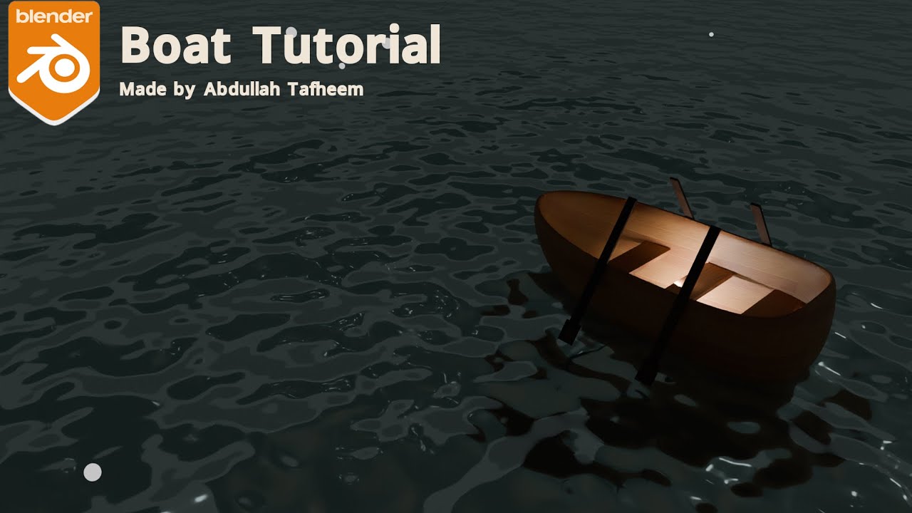 create boat in blender tutorial - YouTube