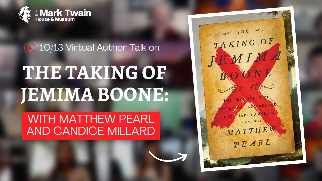 THE TAKING OF JEMIMA BOONE: Matthew Pearl with Candice Millard - YouTube
