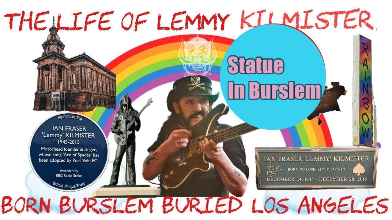 Lemmy Forever | New Statue in Burslem Unveiled | FULL Story of Lemmy ...
