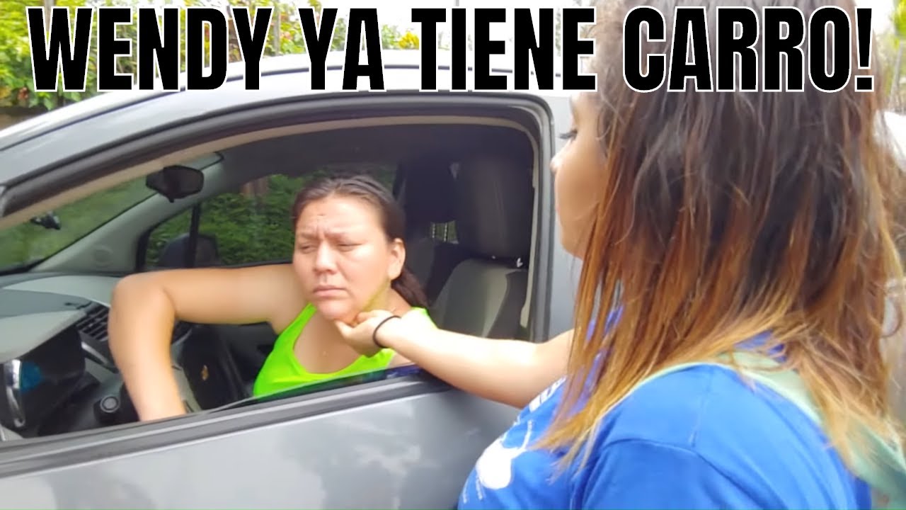 Wendy estrena su nuevo carro? Cuando e que vas a volver. Detras de ...