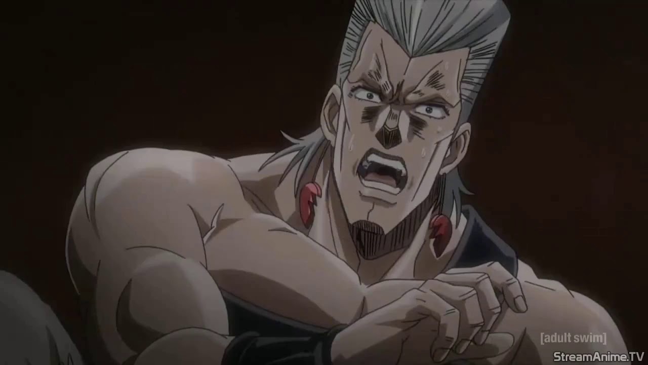 Jojo's Bizarre Adventure (Stardust Crusaders) Avdol's Death (English ...