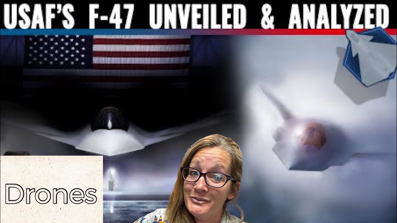 cloaked F-47 sixth generation fighter jet WITH DRONES - YouTube