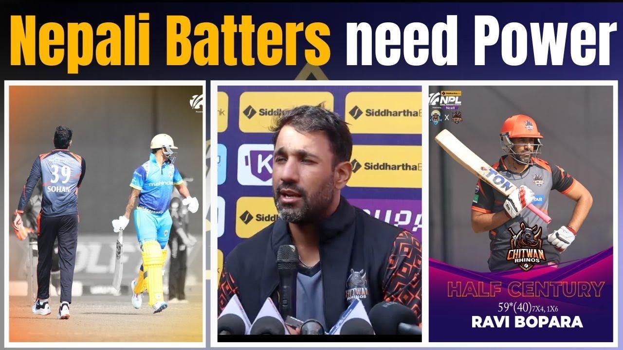 NPL 2024: Chitwan Rhinos batter Ravi Bopara says Nepali batter need ...