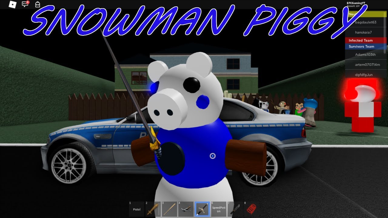 (ROBLOX) .........SNOWMAN PIGGY...VS...INFECTED PIGGY!! 2020 - YouTube