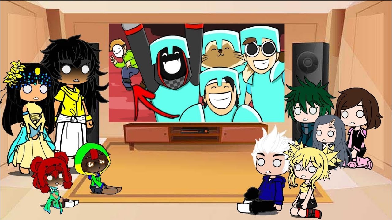 MHA & BRAWL STARS (dream manhunt) react to gacha part 7 - YouTube