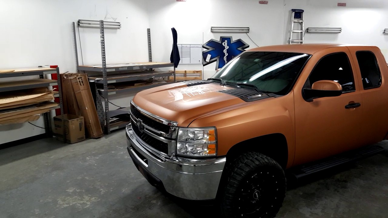 24sevengraphics - Silverado wrap - YouTube