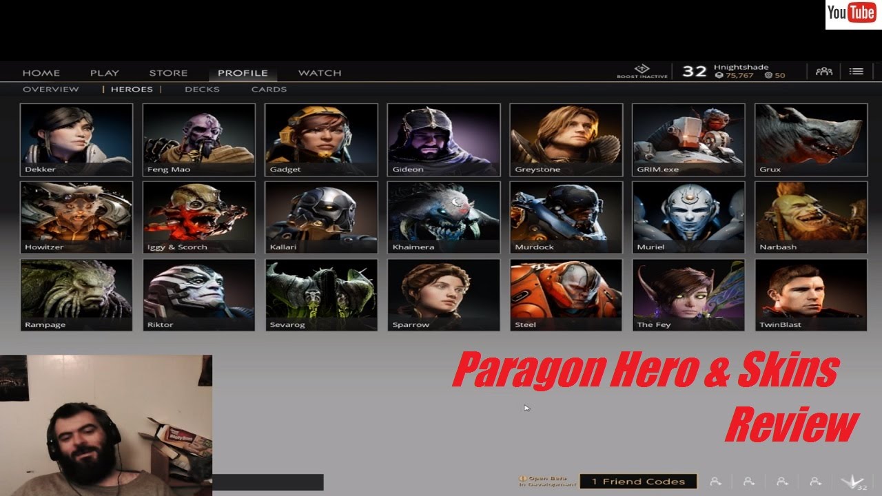 Paragon Character Review - YouTube