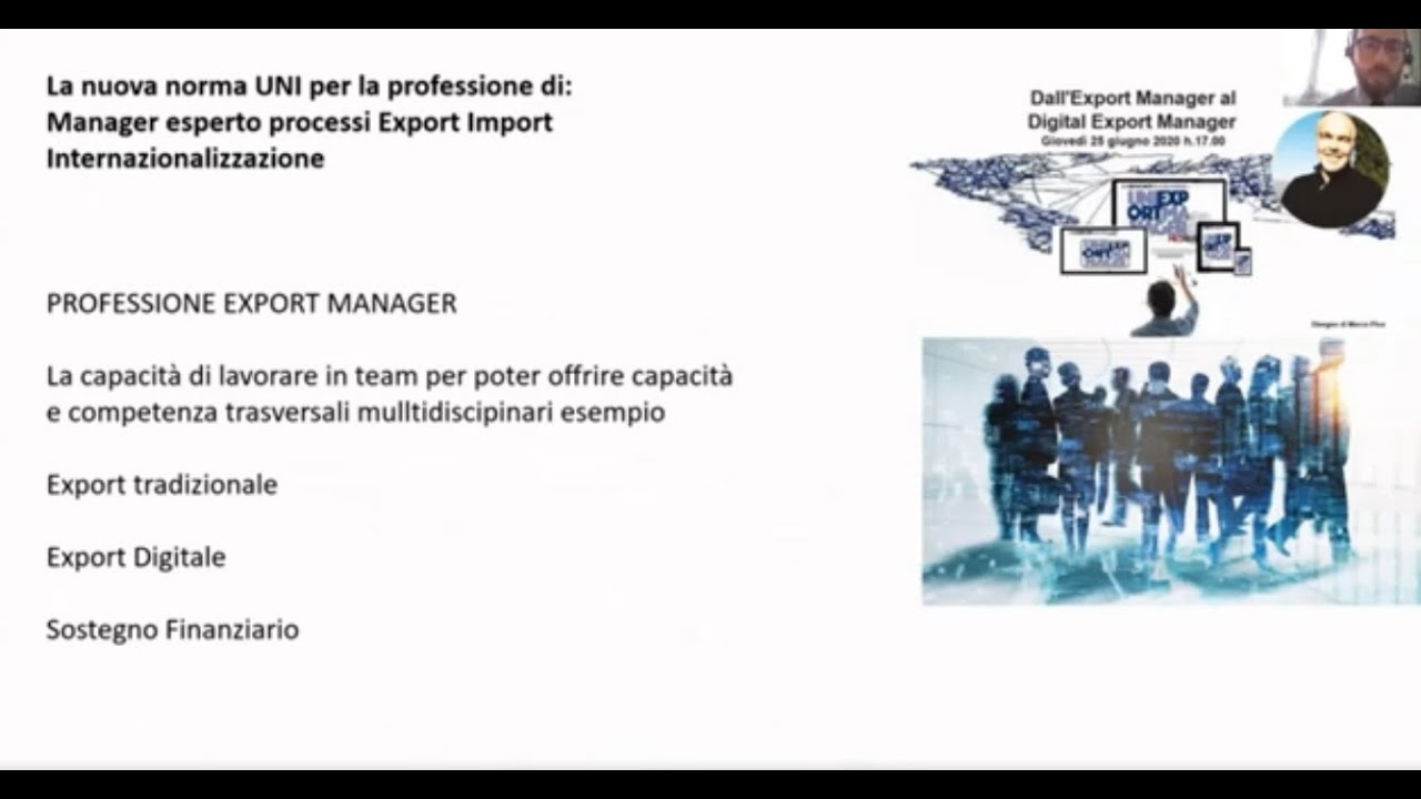 UNI : La professione del manager esperto in processi export import ...