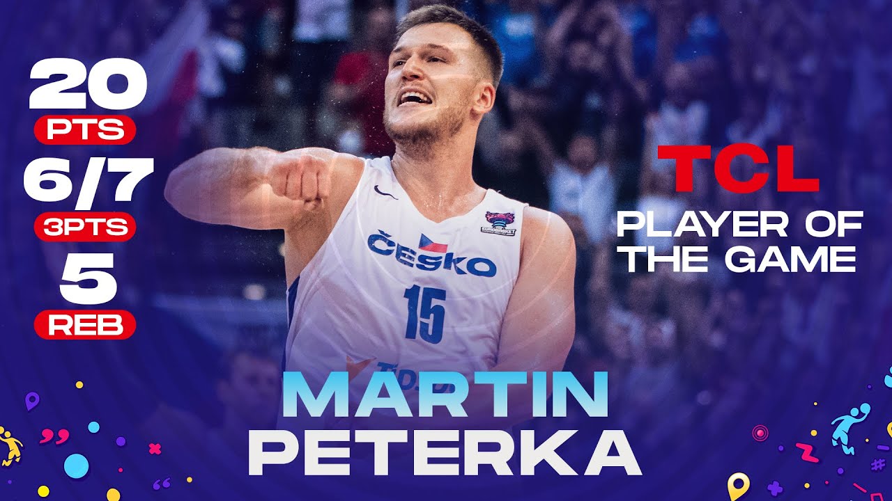 Martin PETERKA 🇨🇿 | 20 PTS | 6/7 3-PTS - FIBA EuroBasket 2022 - FIBA ...
