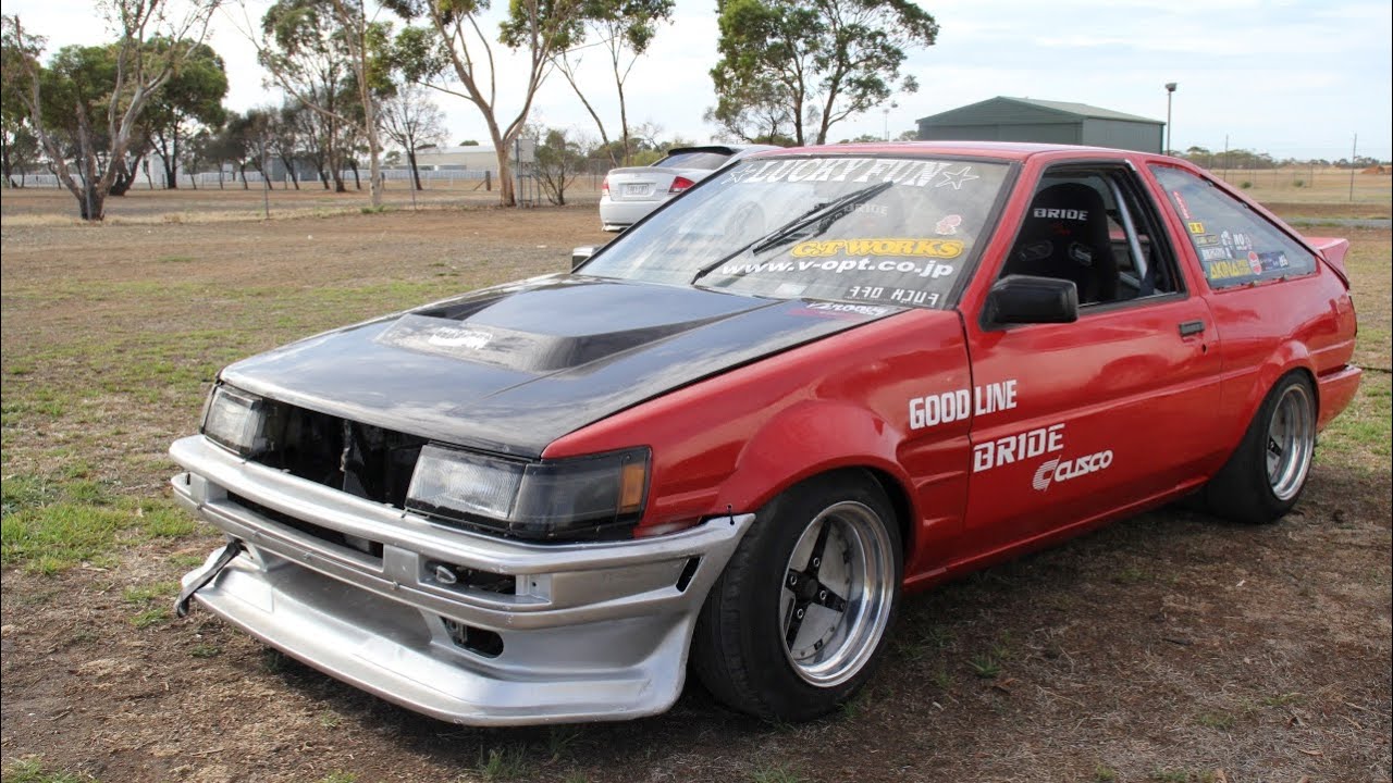 AE86 RAW 4AGE ITB DRIFTING - YouTube