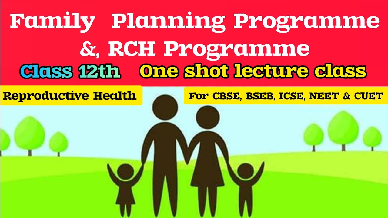 Family Planning Programme & RCH Programme of "Reproductive Health ...