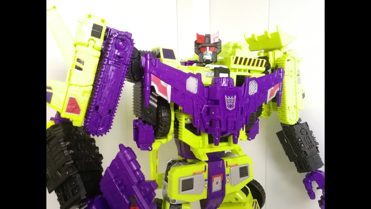Combiner Wars Devastator - PC-06 Perfect Combiner Upgrade Set - YouTube