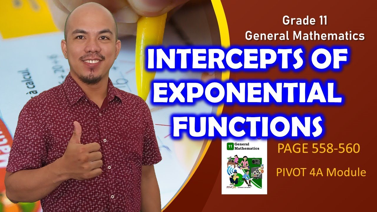INTERCEPTS OF EXPONENTIAL FUNCTION (Grade 11 General Mathematics) - YouTube