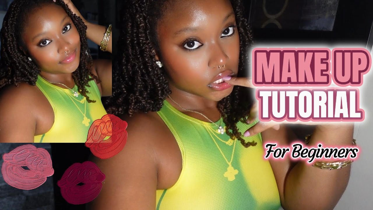 Black Girl Makeup Tutorial | Easy Step-by-Step Routine for Beginners ...