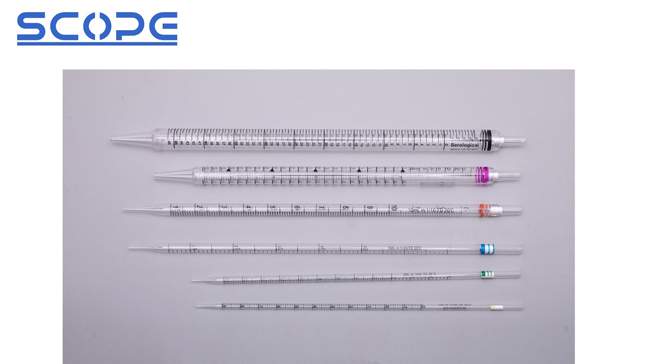 Serological Pipette Large-capacity 1ml~50ml Pipette for Laboratory Use ...