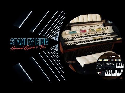 Stanley King plays the Hammond Concorde & Hammond T500 - YouTube