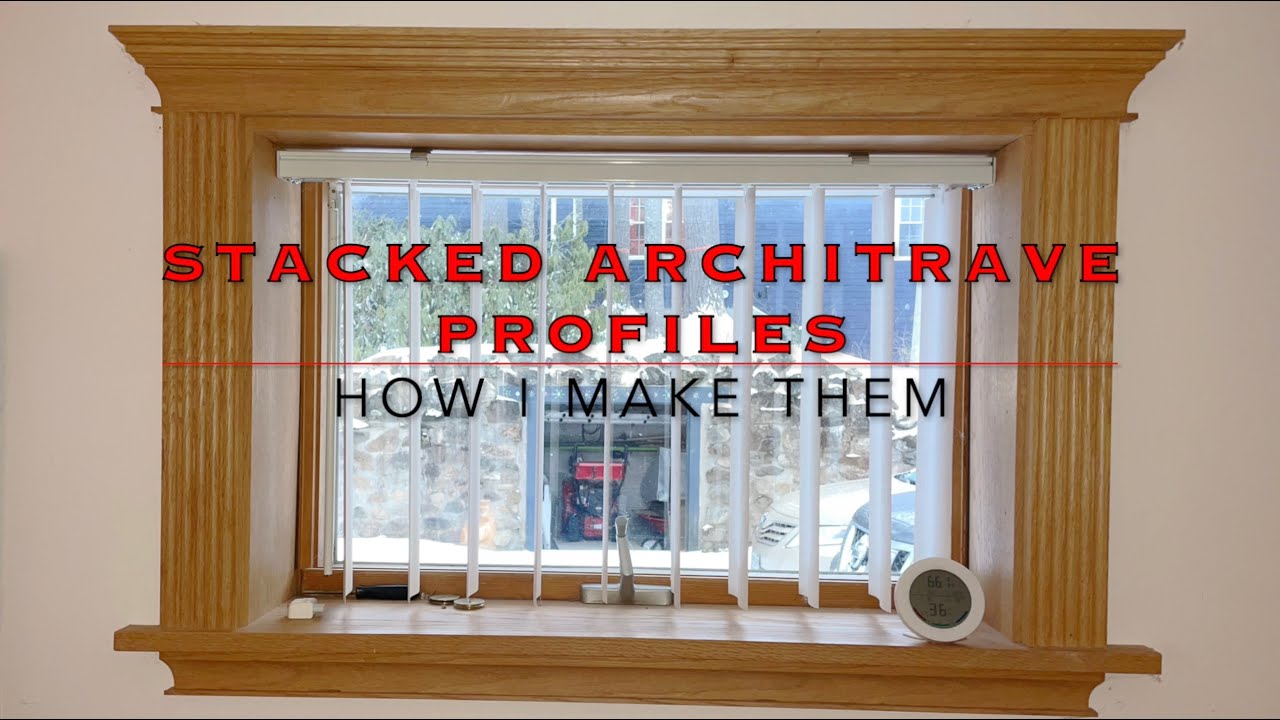 Make Stacked Architrave Profile Mouldings - YouTube