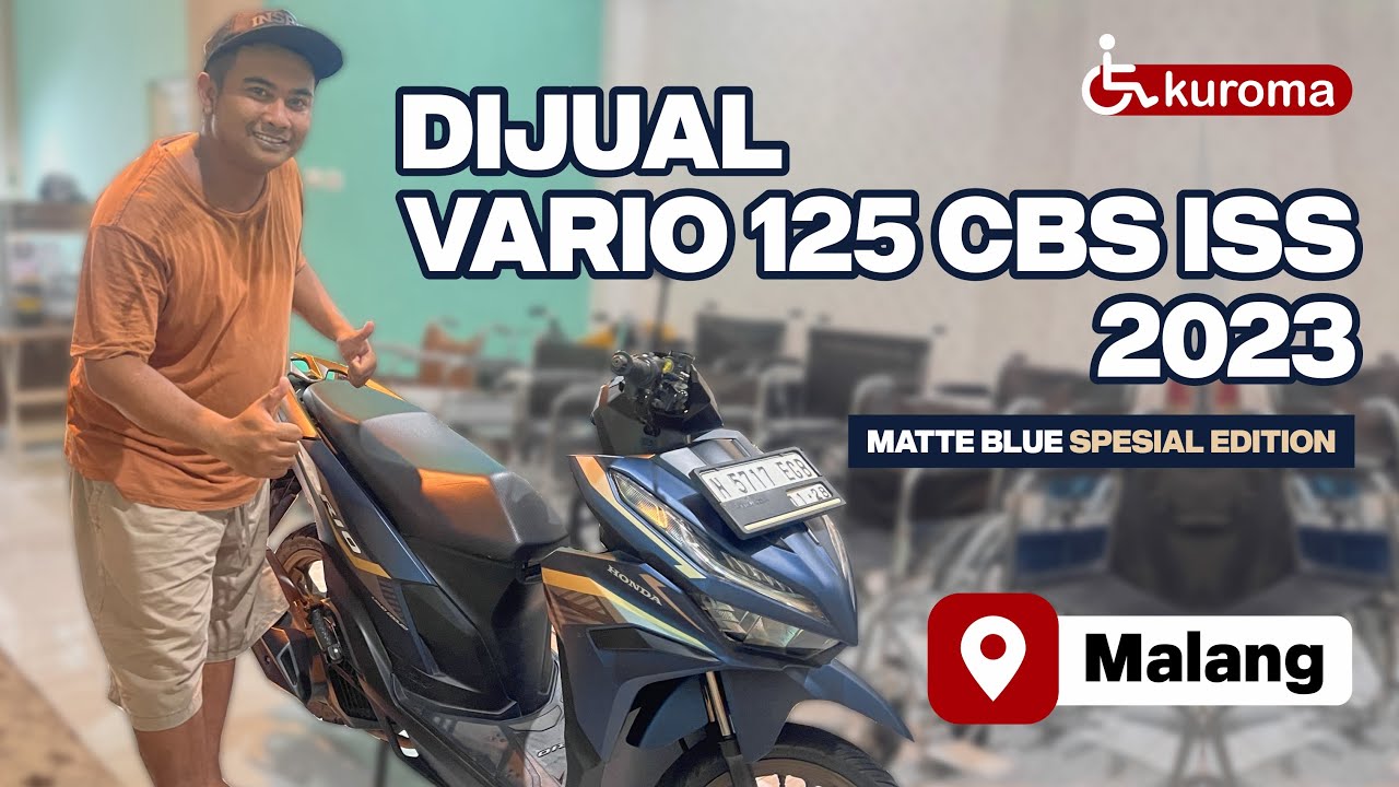 Jual VARIO 2023 CBS ISS 125CC lokasi MALANG ‼️ - YouTube
