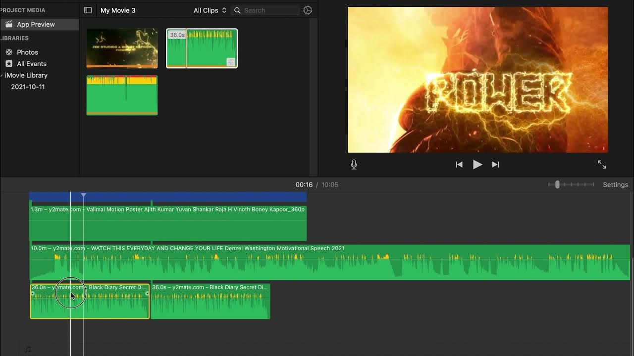How to add multiple audio tracks in iMovie? - YouTube