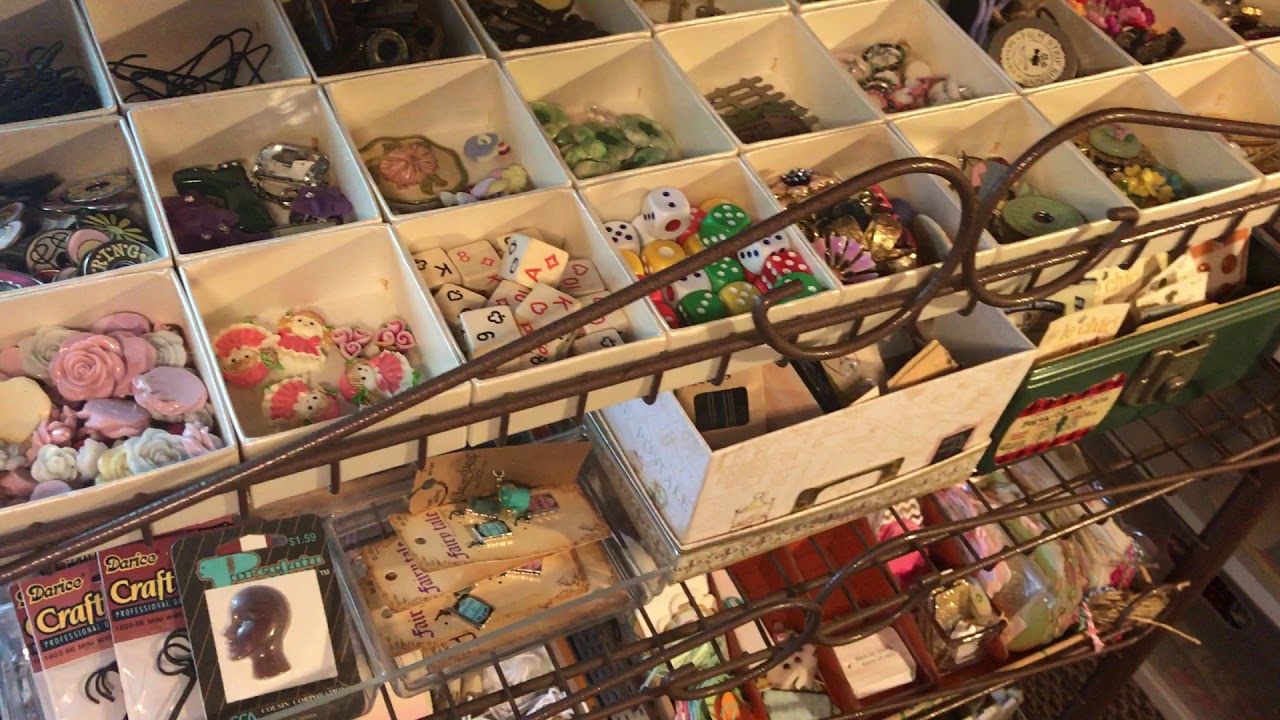 Clever & Affordable Craft Room Storage Solution for Tiny Embellishments ...