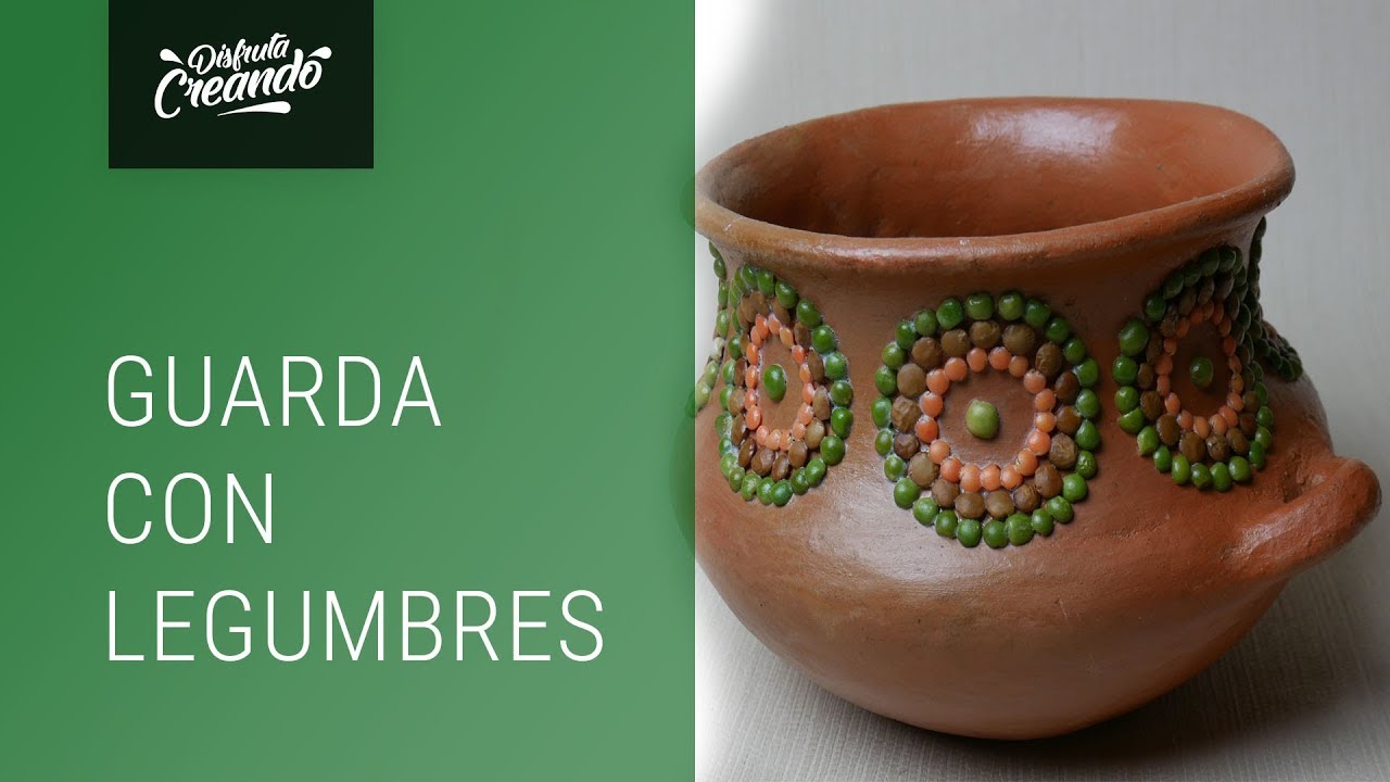 Guarda con Legumbres sobre Cacharro de Barro - YouTube