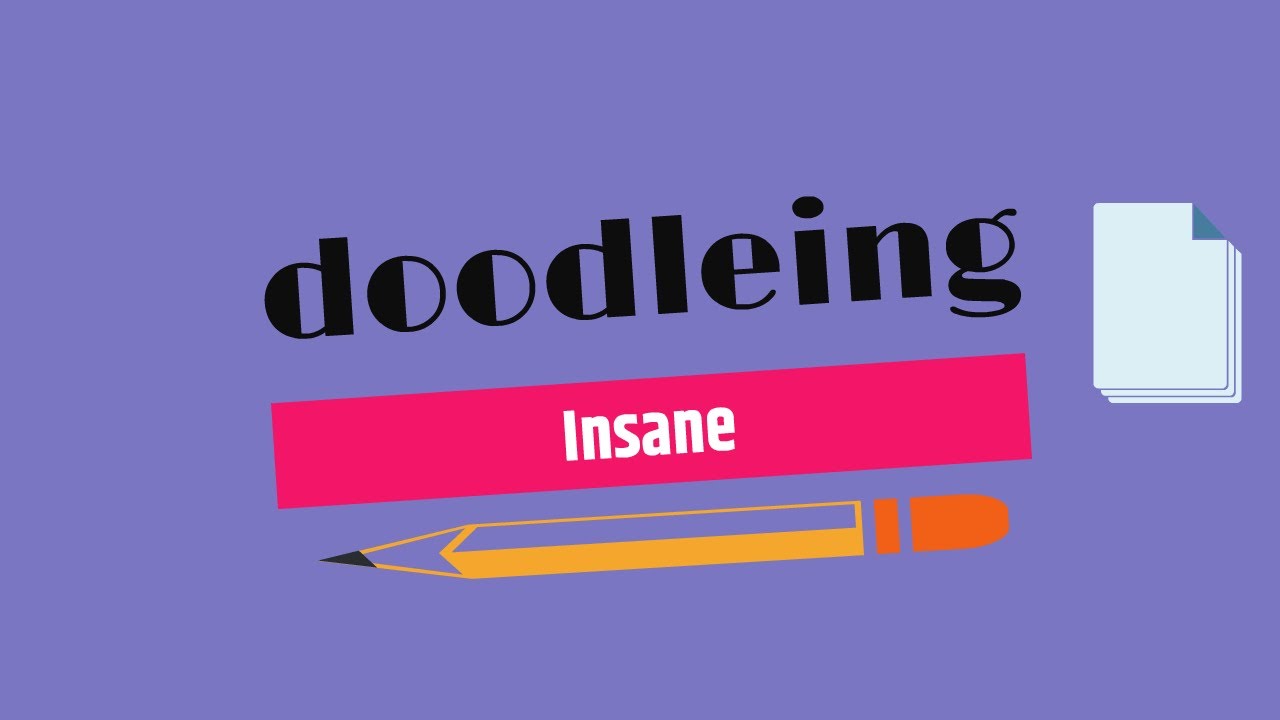 Drawing doodles(insane) - YouTube