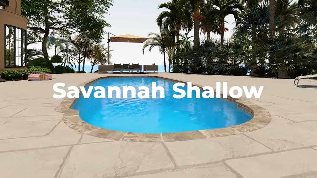Transform Your Backyard with the Savannah Shallow by San Juan Pools - YouTube