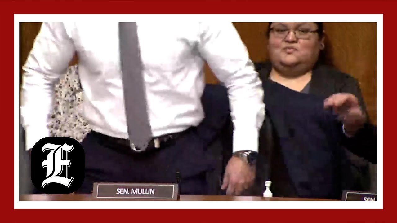 Sen. Markwayne Mullin stands up to fight Teamsters boss during Senate ...