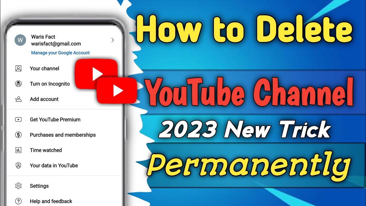 How to delete YouTube Channel | YouTube Channel delete kaise kare ...