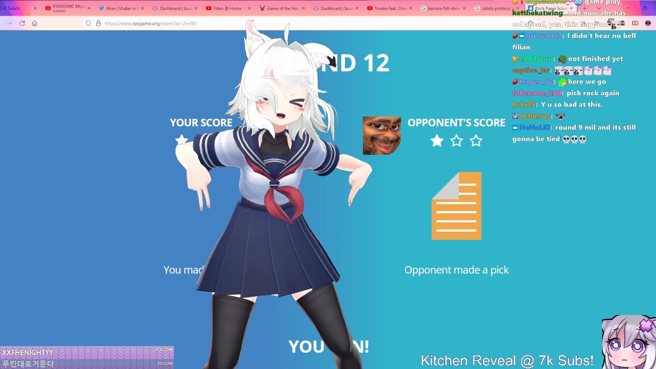 Filian ultimate RPS battle - YouTube