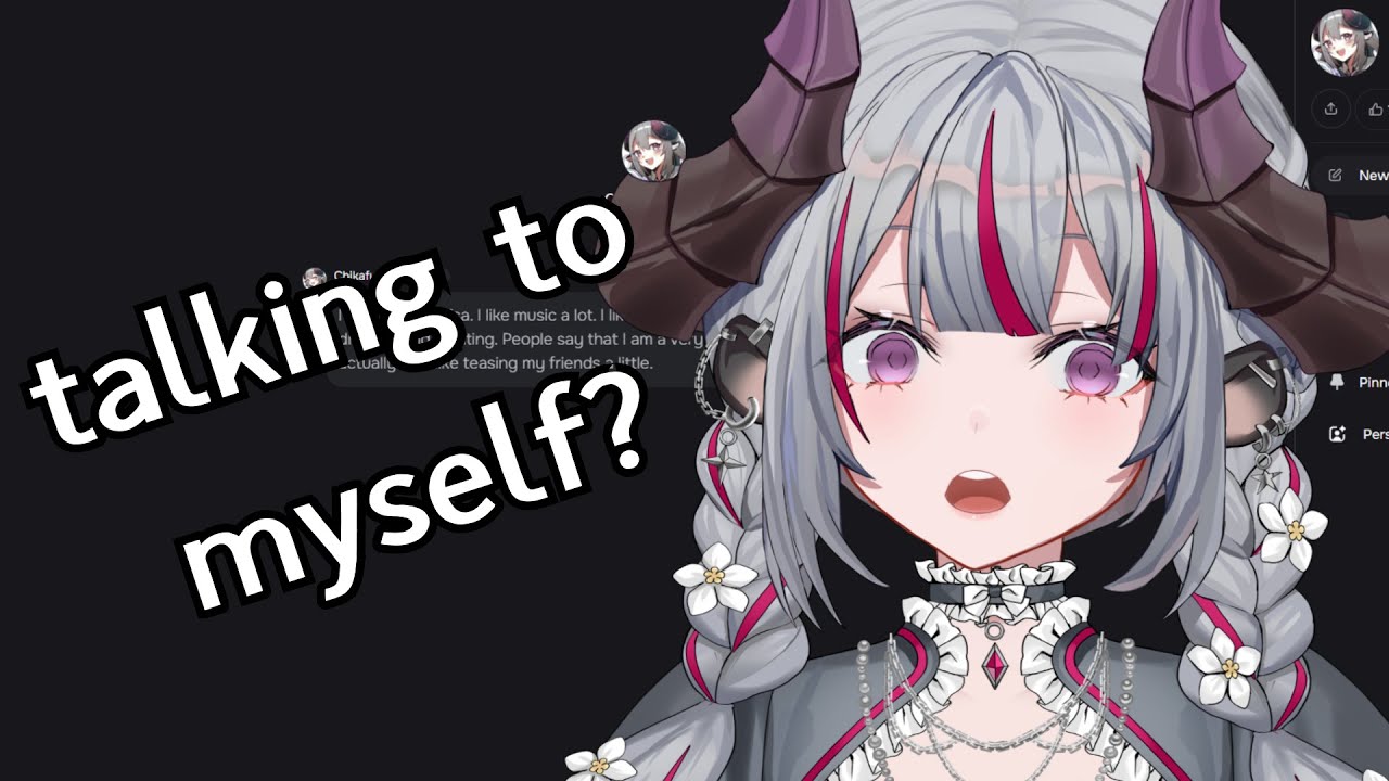 Talking to my clone (she's not as cool as me) - YouTube