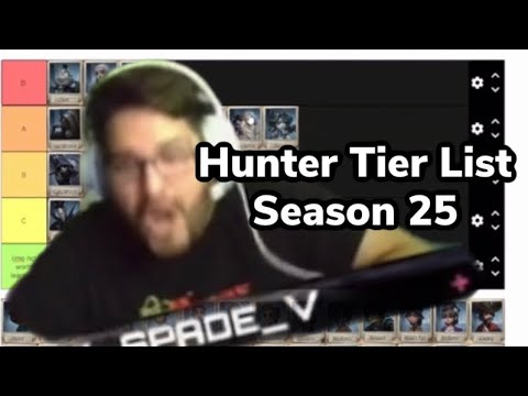 Hunter Tier List Season 25 || Hydra Hunter - Identity V - YouTube