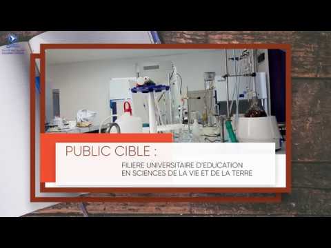 MASTER SPÉCIALISÉ : FILIERE UNIVERSITAIRE D’EDUCATION EN SCIENCES DE LA VIE ET DE LA TERRE