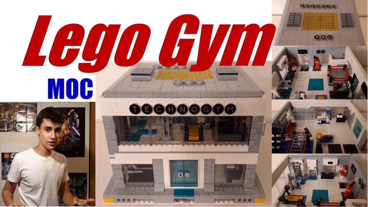 Lego Technogym MOC - Let Your Minifigures Workout! - YouTube