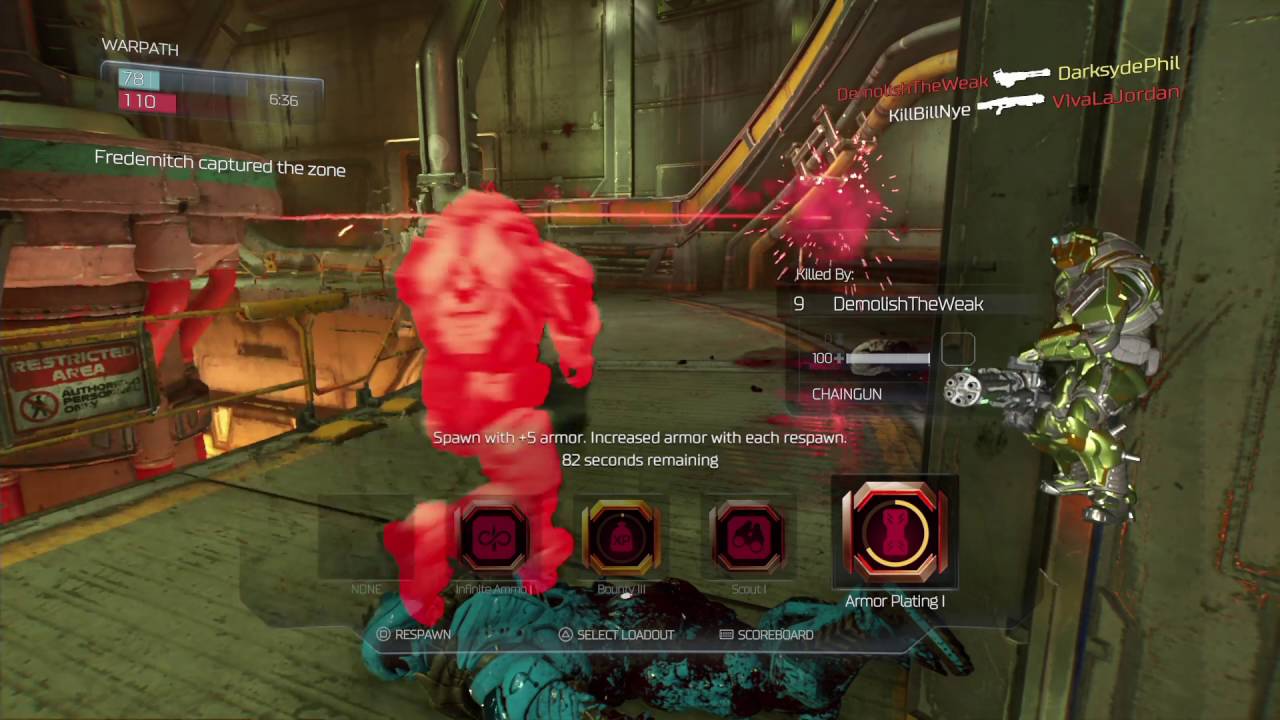 DOOM Launch Day MP pt4 - Warpath: Trying Out the Hellshot - YouTube