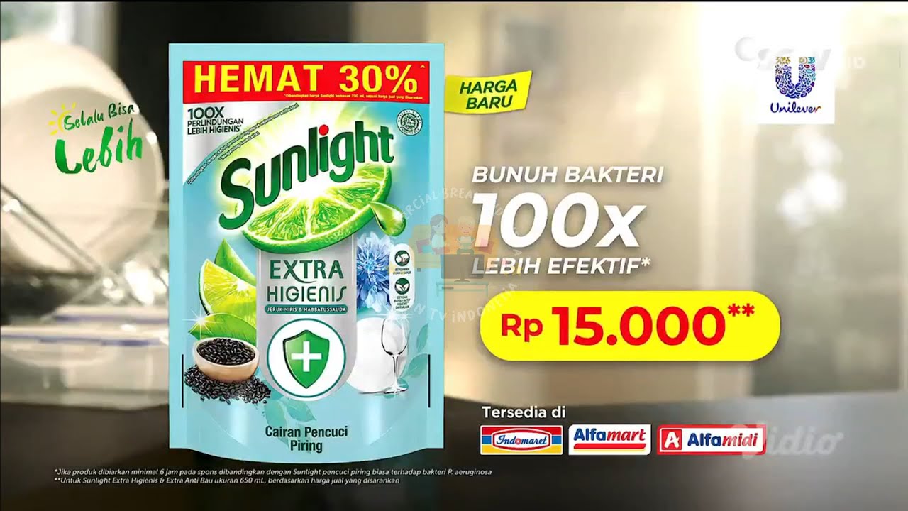 IKLAN SUNLIGHT EXTRA HIGIENIS "Selalu Bisa Lebih" Ver.3 • 15s (2022 ...